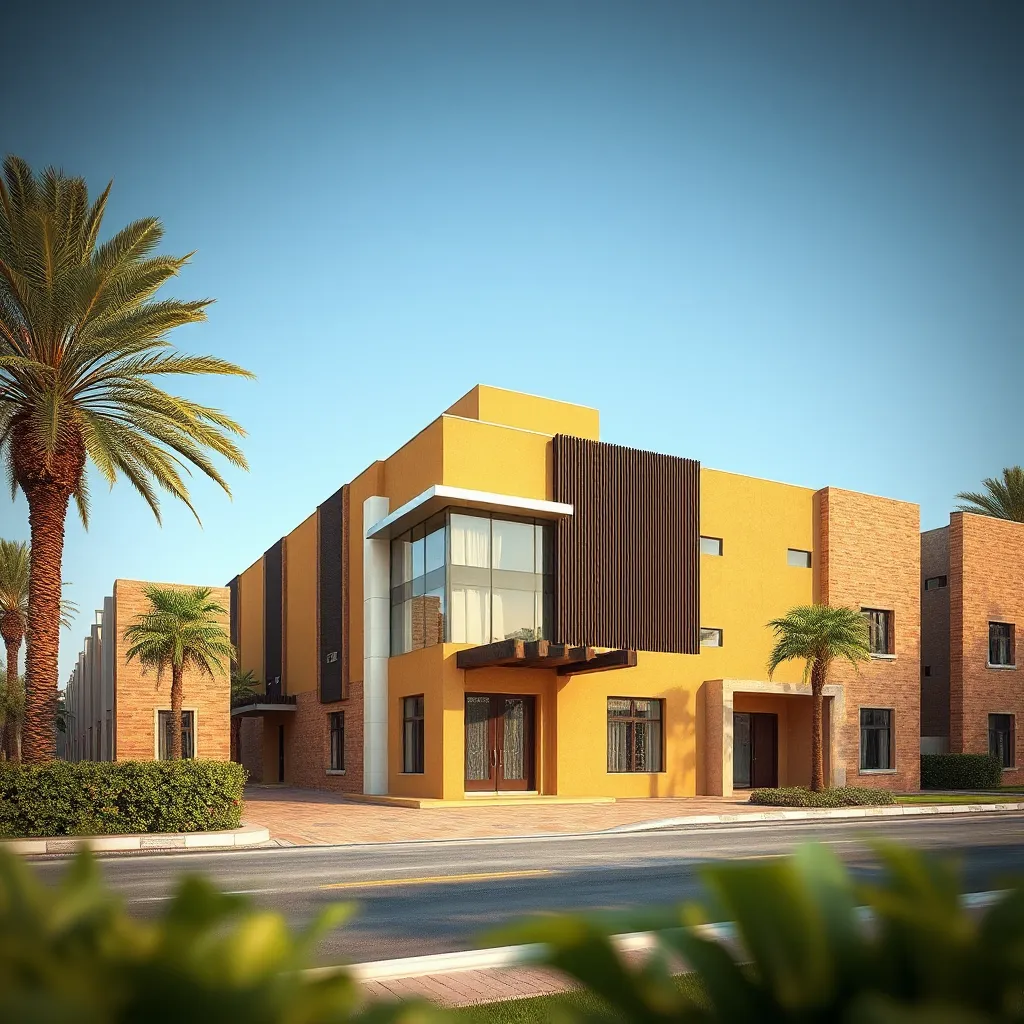 Diverse Building Materials Shaping Ras Al Khor
